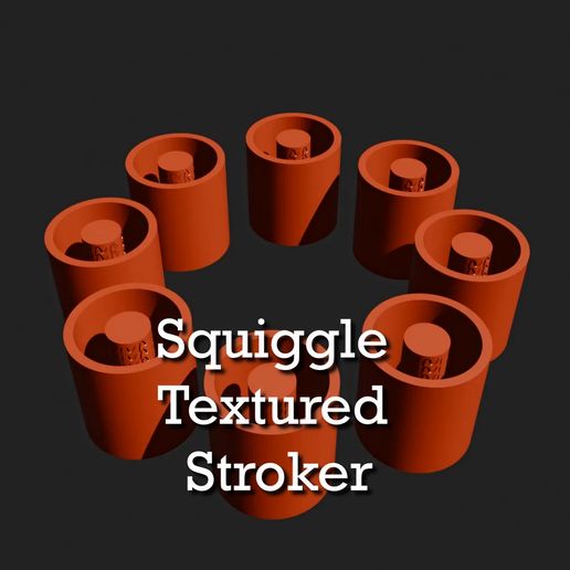 🍆 Squiggle Textured Masturbator Stroker Mold | Molde PLA・Archivo STL ...
