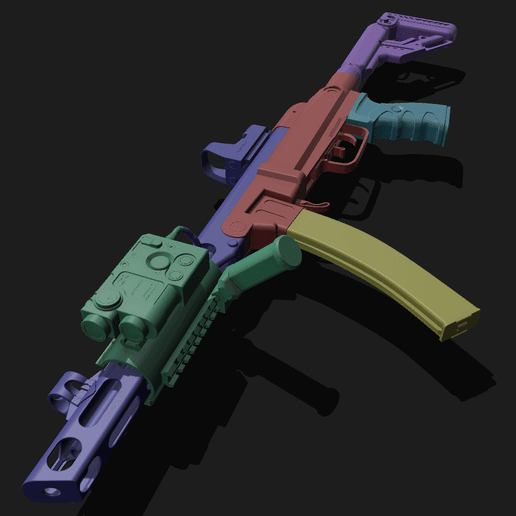 STL file Tactical PPSH-41 SMG ( Prop-Gun ) 1/1 Scale 🔫 (3MF)・Model to ...