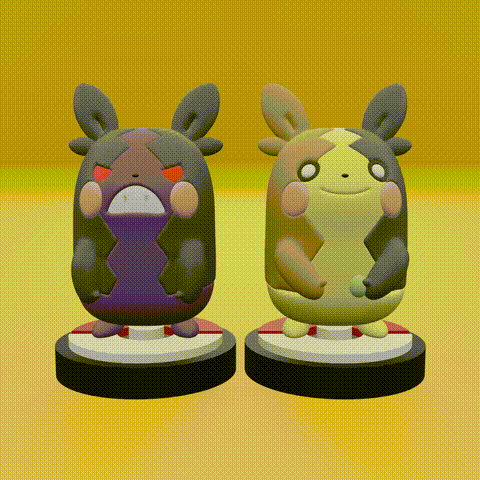 STL file Pokemon No. 877 Morpeko Pack (Full Belly Mode, Hangry Mode) 🐉 ・Design to download and ...