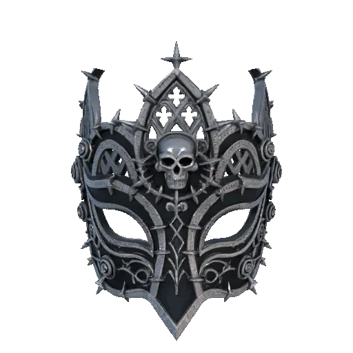 💀 Gothic Carnival-Style 3D Mask for Display・ STL File for 3D printing・Cults