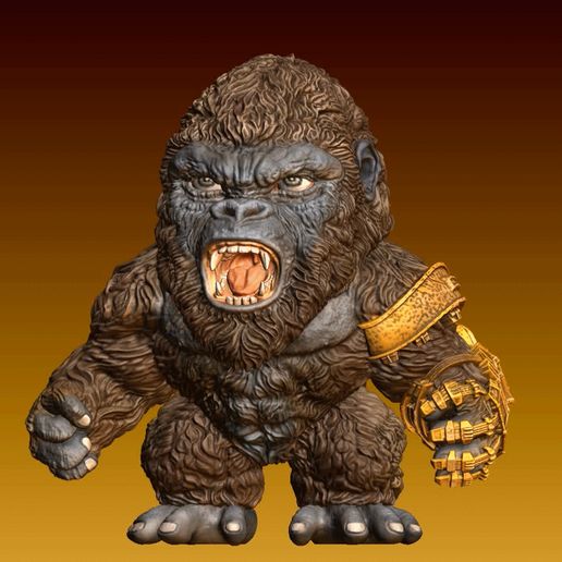 STL file CHIBI KONG FOR CHRISTMAS 🎄 ・3D print object to download・Cults