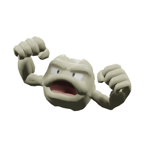 🐉 Pokémon - (074) Geodude・ STL File for ・Cults