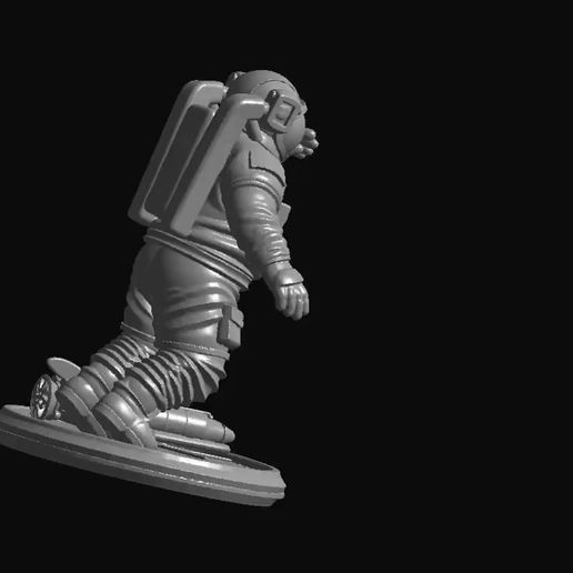 🎨 spaceman figure・ STL File for 3D printing・Cults