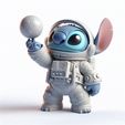 🧑‍🚀 Stitch Astronaut / Astro Stitch / Fan art / magic makes・ STL File ...
