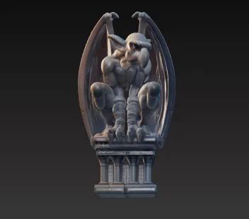 👾 Creepy Gargoyle・ 3MF File for 3D printing・Cults