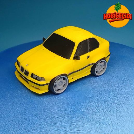 🚗 Chibi BMW E36 M3 Style - Full Assembly 3D Printable Model 3MF and Stl ...