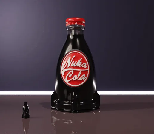 📦 MTG FALLOUT DECK BOX COMPATIBLE WITH COMMANDER DECK: NUKA COLA bottle ...