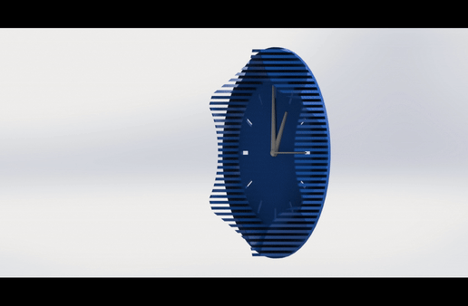 STL file Parametric Wall Clock 4 🕰️ ・Model to download and 3D print・Cults