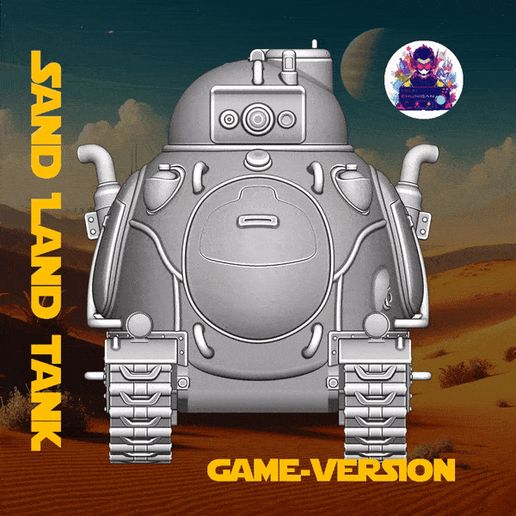 3D file Sand Land Tank Game Ver. 🪖 ・3D printing template to download・Cults