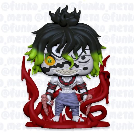 🌙 Demon Slayer Gyutaro Upper Moon 6 funko POP fanart ~digital .stl ...