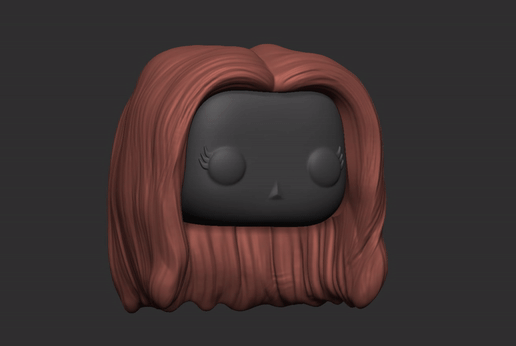 💇 Funko hair - hair 3・ STL File for 3D printing・Cults