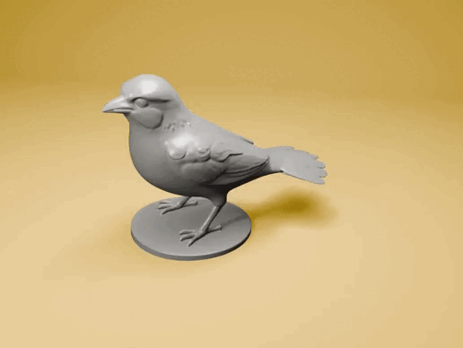 🐦 Flying Sparrow 3D Model – Dynamic Bird STL for 3D Printing・ STL File ...