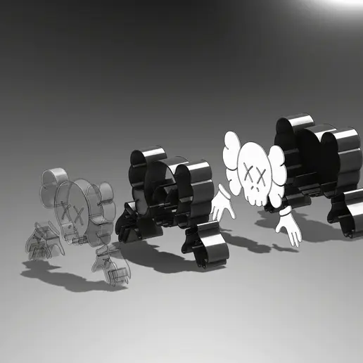 🔦 KAWS Led Lamp・ STL File for 3D printing・Cults