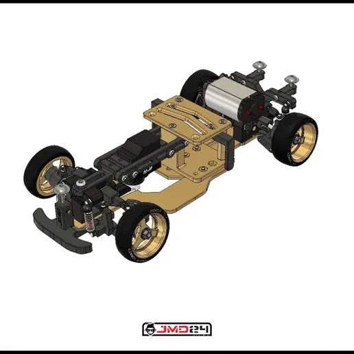 📻 JMD24 Drift Chassis・ 3D File for 3D printing・Cults