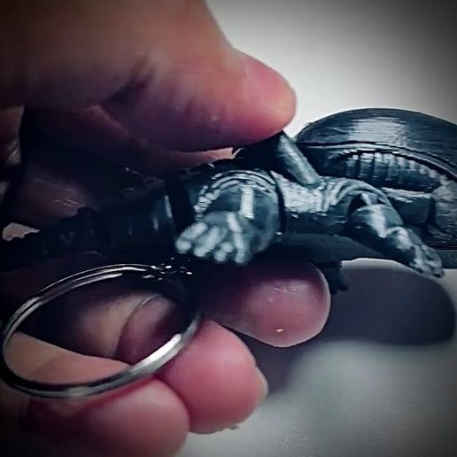 🗝️ Alien-Inspired Xenomorph Keychain – Highly Detailed 3D Printable ...