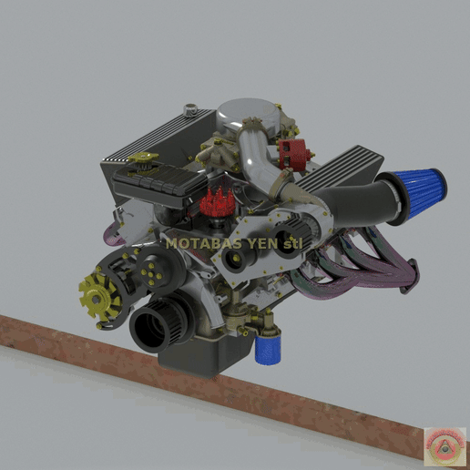 🚙 FORD 427 SUPERCHARGER - ENGINE・ STL File for 3D printing・Cults