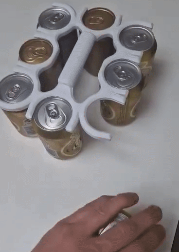 🍺 Halter für 8 Dosen - Bier und Limonade・ STL Datei für 3D-Druck・Cults