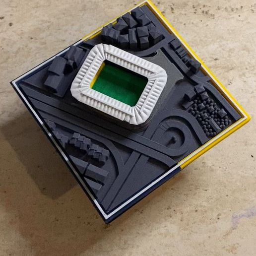 🏟️ Fenerbahçe Şükrü Saraçoğlu 3D Stadium Map Model・ 3D File for 3D ...