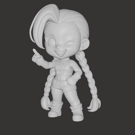 🎨 JINX 3D Model – League of Legends Fan Art STL・ STL File for 3D ...