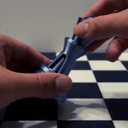 👌 Fidget Chess, Articulated Chess Set, Chess Board and Print-in-Place ...