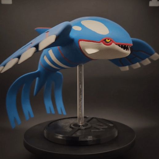 🐉 [Pokemon] - The Weather Trio, Kyogre, Groudon, & Rayquaza・ STL File ...