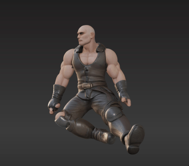 👽 Printable Raphael STL – Sewer Lean Pose with Grime and Wear Details ...