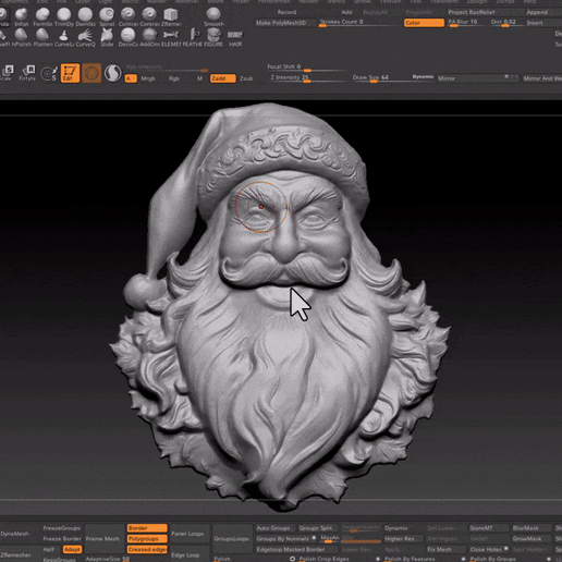 🎅 Santa Claus 3D Model for CNC and 3D Printing - Festive Digital Art ...