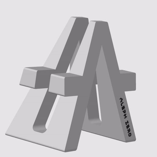 Free 3D file Aleph Zero Vertical Laptop Stand 💻 ・3D printable object to download・Cults