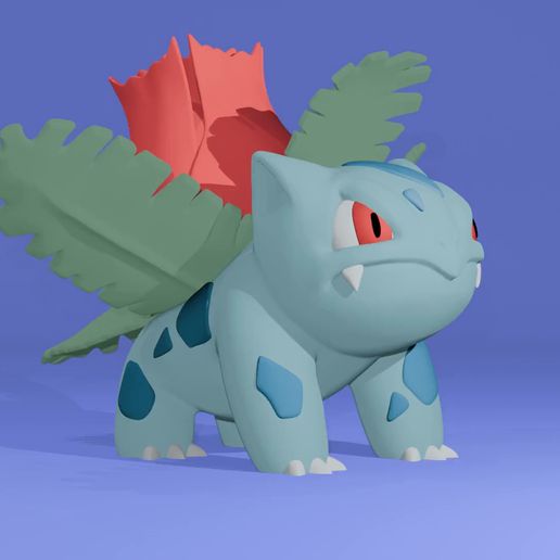 🐉 Ivysaur Pokemon・ 3D File for 3D printing・Cults