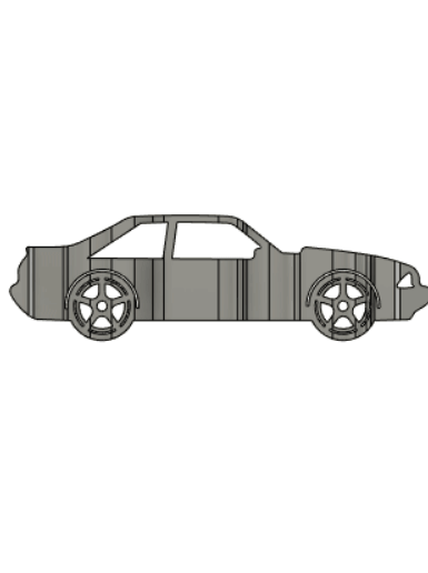 🎨 Foxbody Hatchback Flip Art・ STL File for ・Cults
