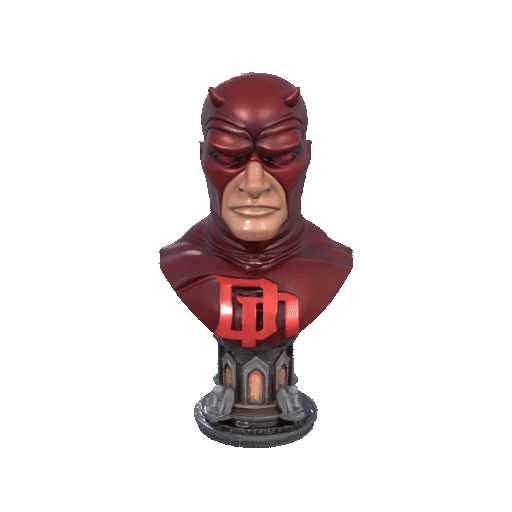 👤 Daredevil - Bust・ STL File for 3D printing・Cults