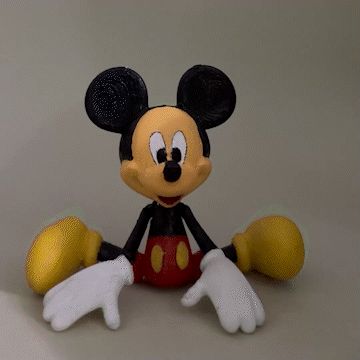 🐁 Mickey Mouse Articulated・ STL File for ・Cults