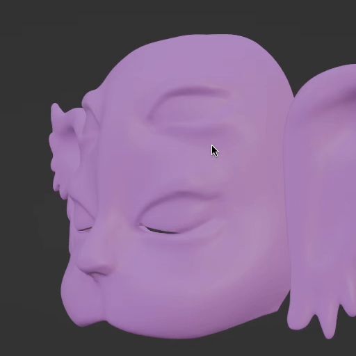 STL file Melanie Martinez - Nymph Portals inspired Mask 🎵 ・Design to ...