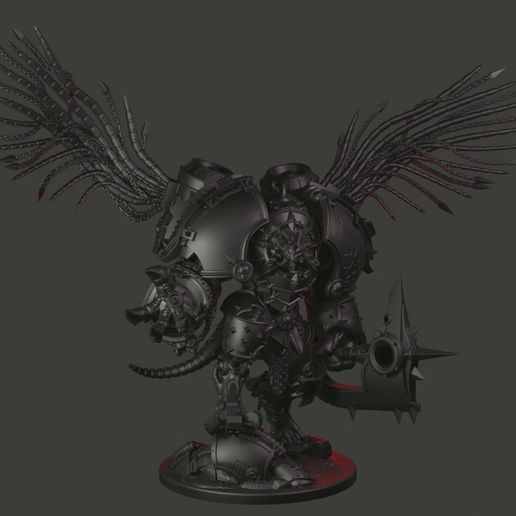 🤴 Demon-King of Fear and Steel (presupported)・ 3D File for 3D printing ...