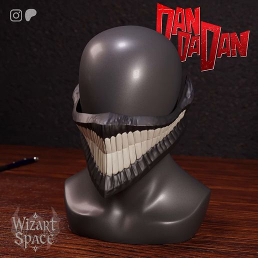 🪖 Okarun Mask - DanDaDa・ 3D File for 3D printing・Cults