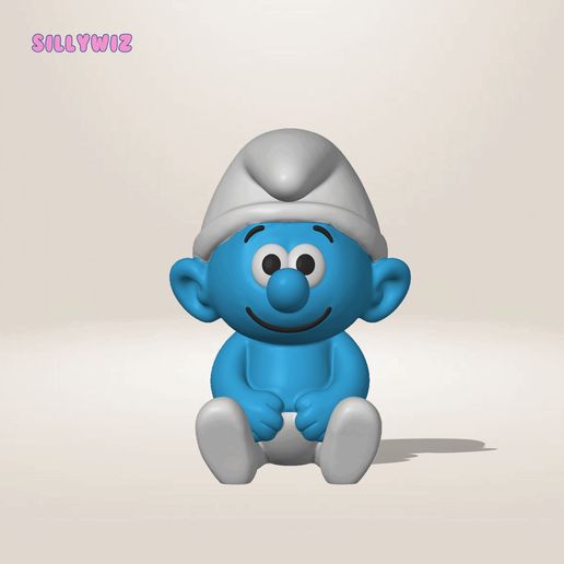 🎁 The Smurfs - Clumsy Smurf・ STL File for 3D printing・Cults