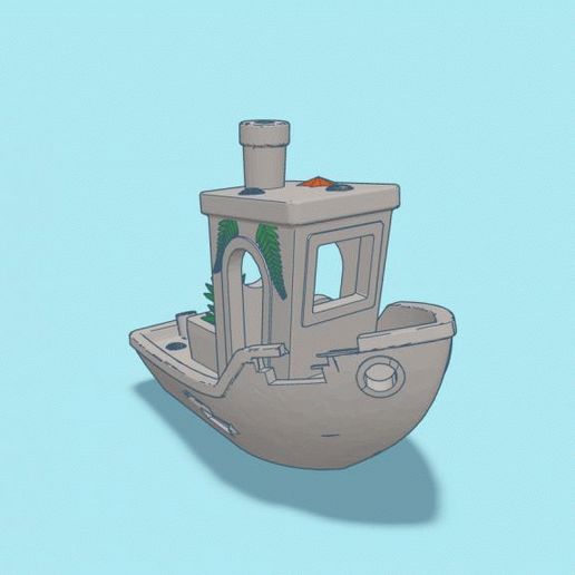 🛥️ 3D Benchy - at the bottom of the sea・ STL File for 3D printing・Cults