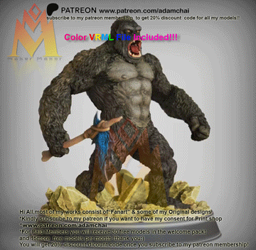 🤴 King Kong Monsterverse(Color VRML/WRL included)- Classic Tokusatsu ...