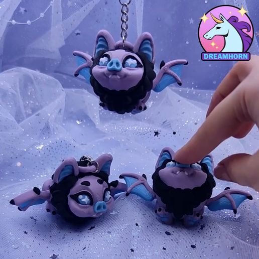 🦇 Clicky Bat FOR FREE fidget clicker toy antistress keychain・Free 3D ...