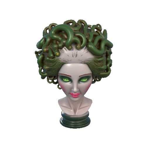 🪄 2434 Medusa Gorgon Head 3D Model, magic, dragon, serpent, mask, gnome ...