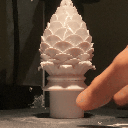 pine cone printing