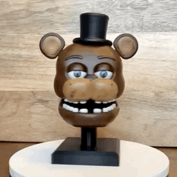 👤 Freddy Head (FNAF / Five Nights At Freddy's)・ STL File for ・Cults