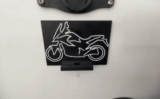 🏍️ Motorcycle key Hanger・ STL File for 3D printing・Cults