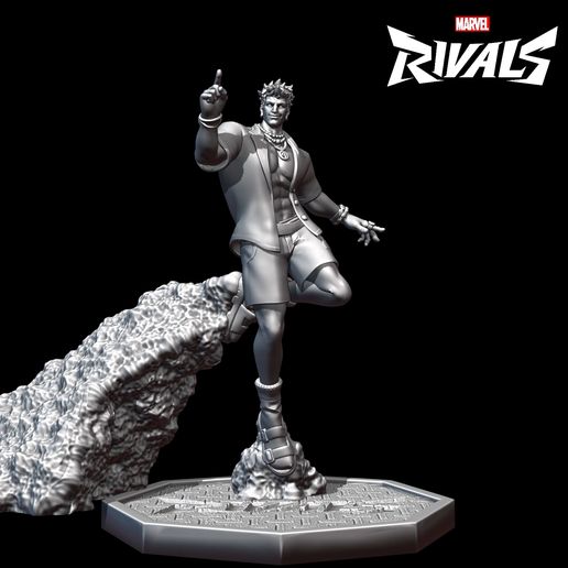 👧 HUMAN TORCH SUNNY SIZZLER - MARVEL RIVALS・ STL File for 3D printing・Cults