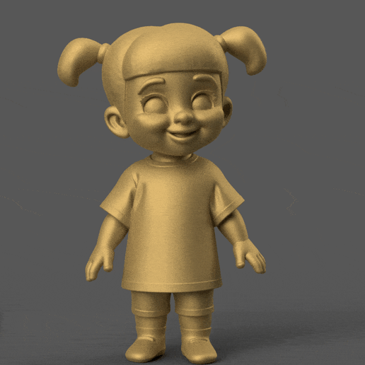 🪞 Boo Model from Monsters Inc - Fun Desk Decor 3D STL・ STL File for 3D ...