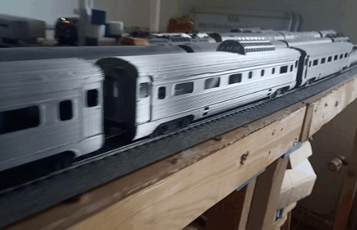 🚆 Amtrak Streamliner Coach - h0 Scale・ STL File for ・Cults