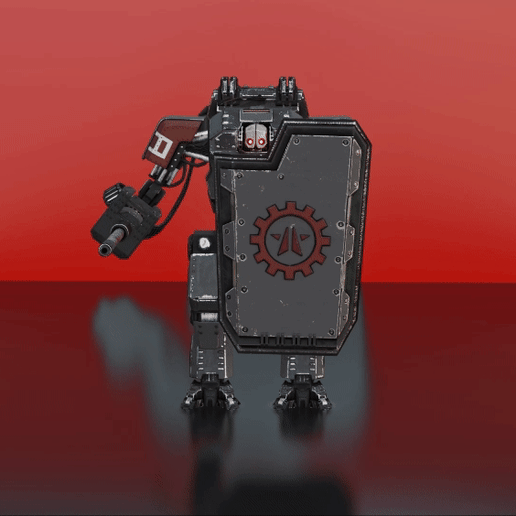 🛡️ Helldivers 2 - Automaton Devastator Shielded with Machinegun・ STL ...