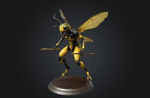 3D file DiB Pack2 Wasp Warrior Stl Obj Glb for 3D Printer 🖨️ ・Template ...