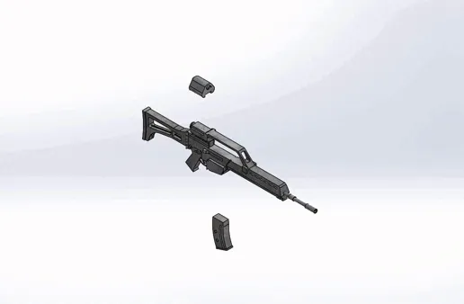 🔫 G36 assault rifle 1/18・ STL File for 3D printing・Cults