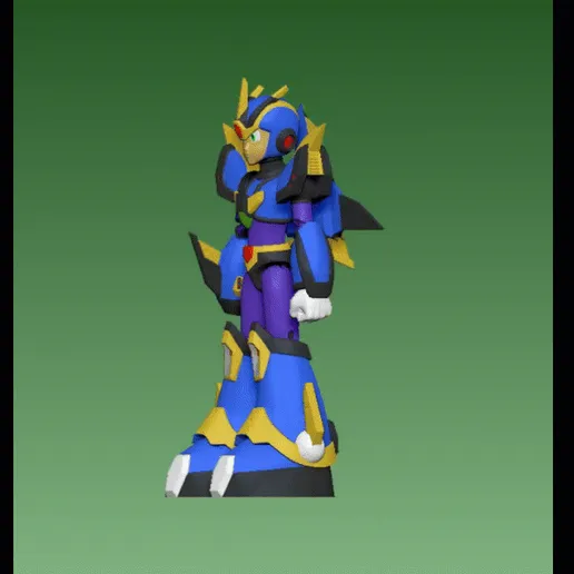 STL 文件 Megaman X Ultimate Armor - articulated 🦸 ・可下载 3D 打印对象・Cults